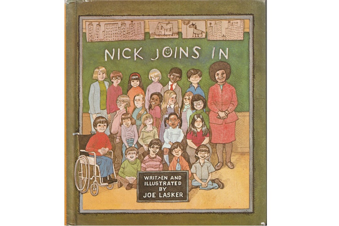 Vintage Childrens Special Needs Student Picture Book Nick Joins In ...