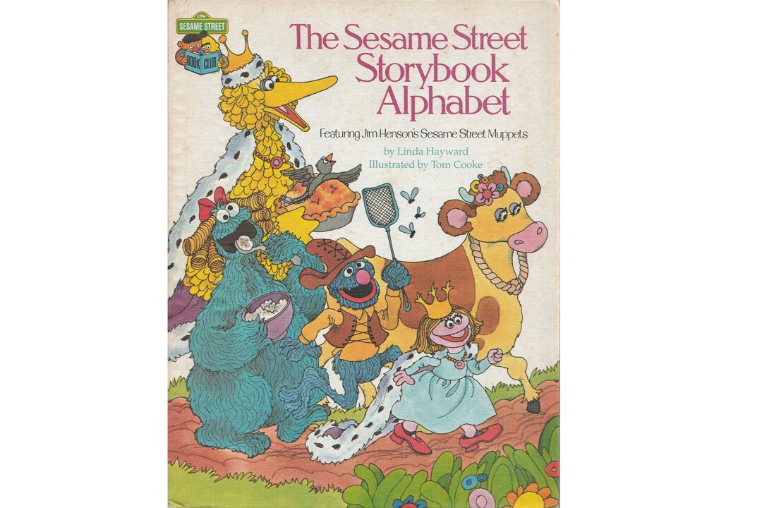 Vintage 1980s the Sesame Street Storybook Alphabet Childrens ABC ...