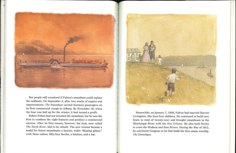 Vintage Childrens Famous American Inventor Biography Picture Book ...