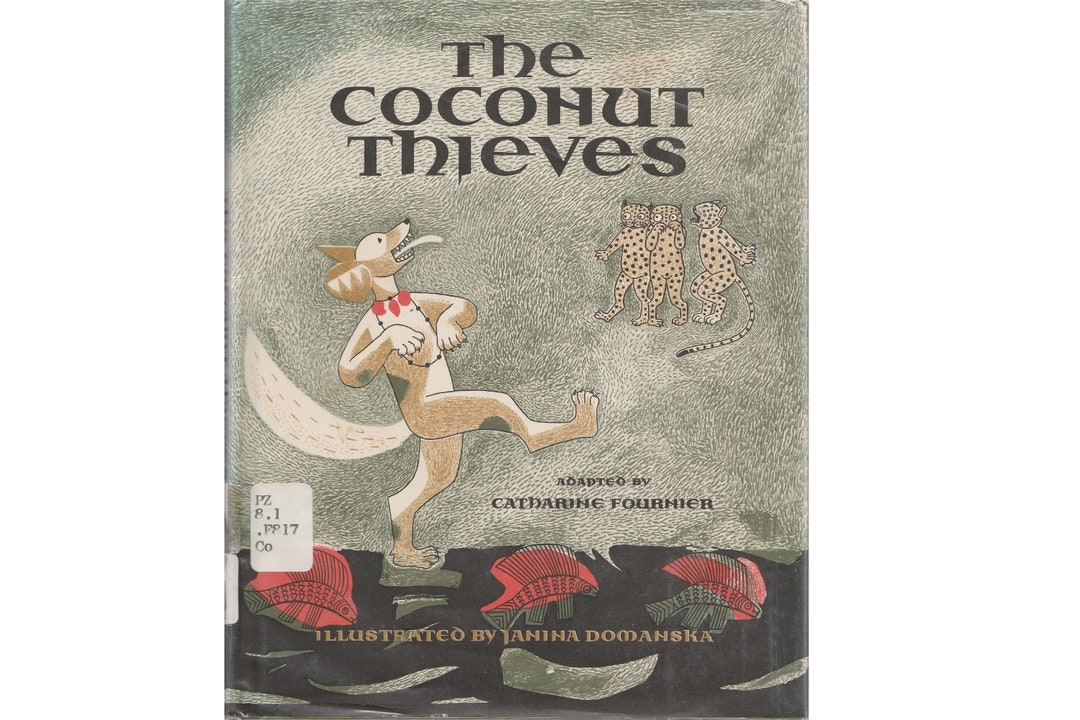 Vintage African Folk Tale Childrens Picture Book the Coconut Thieves ...