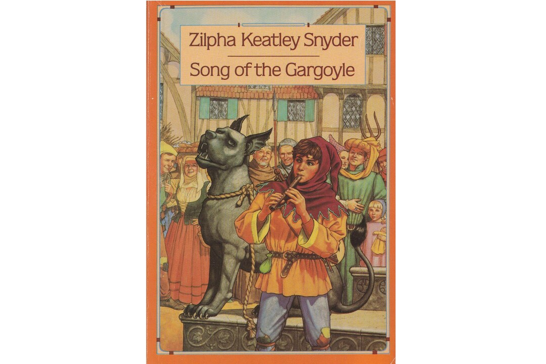 Vintage YA Medieval Fantasy Childrens Book Song of the Gargoyle, Zilpha ...