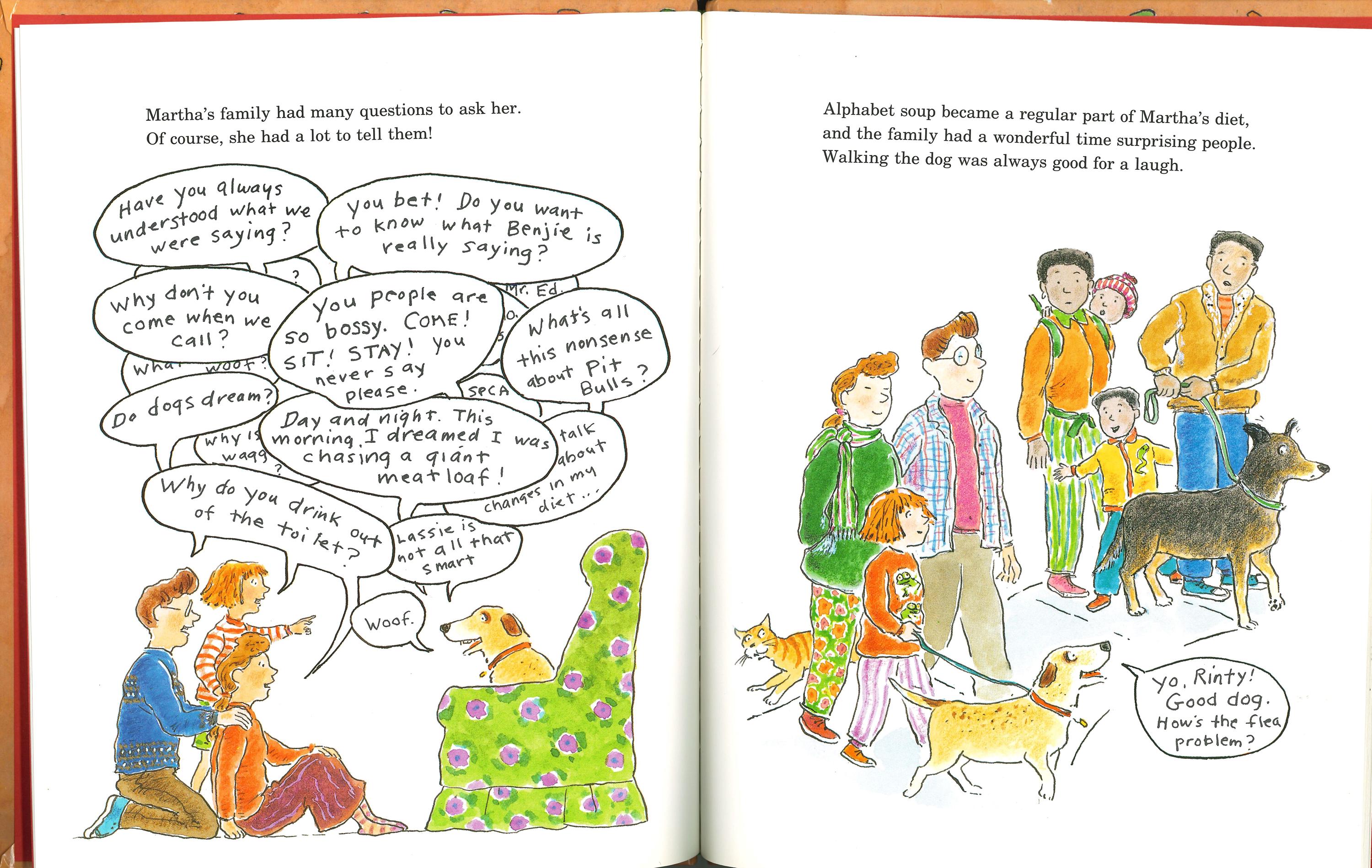 Vintage Susan Meddaugh Children's Fantasy Picture Book Martha Speaks ...