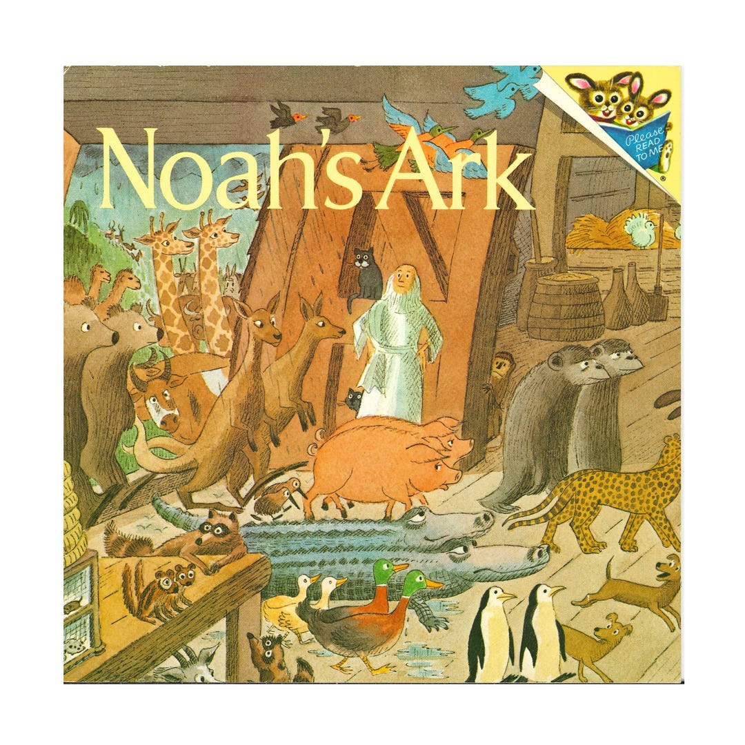 Vintage Preschool Childrens Christian Old Testament Genesis Bible Story ...