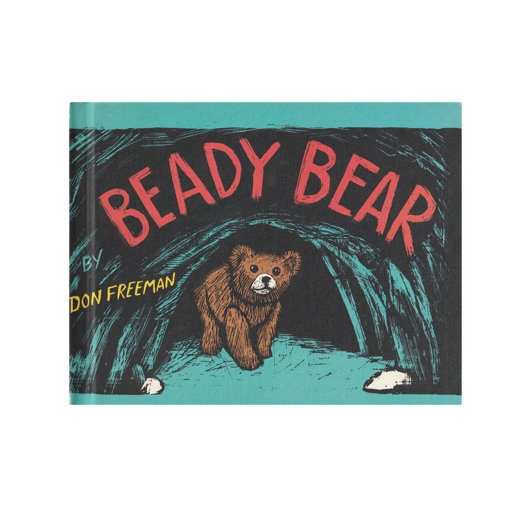 Vintage Don Freeman Childrens Picture Book Beady Bear, Wind up Toy ...