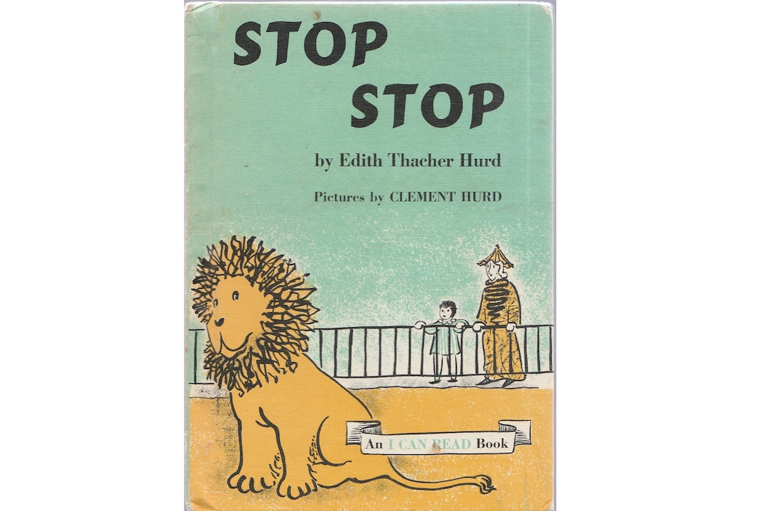 Vintage Easy Reader I Can Read Childrens Book Stop Stop by Edith ...