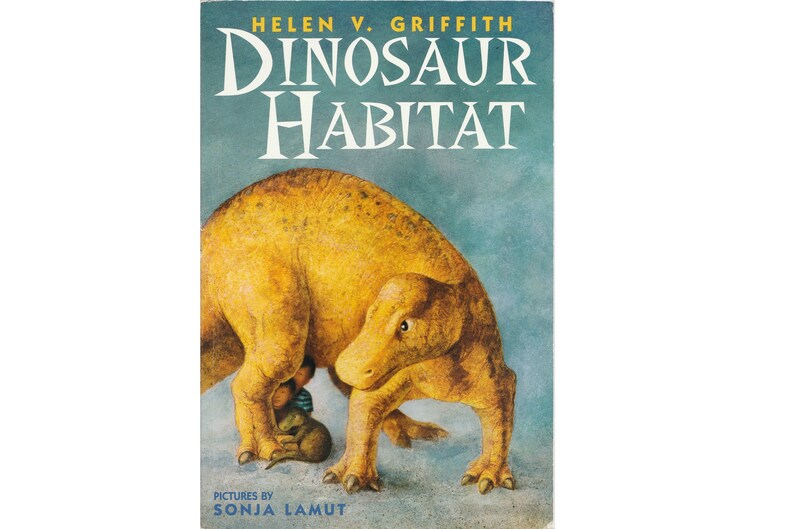 Vintage Childrens Dinosaur Book Dinosaur Habitat Time Travel - Etsy