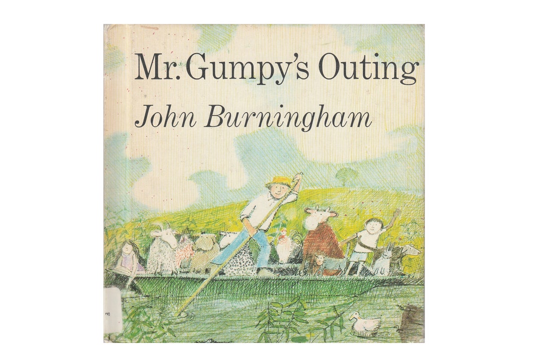 Vintage Childrens Picture Book Mr Gumpys Outing by John Burningham ...