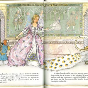 Vintage Jan Brett Childrens Fairy Tale Picture Book Beauty and the ...