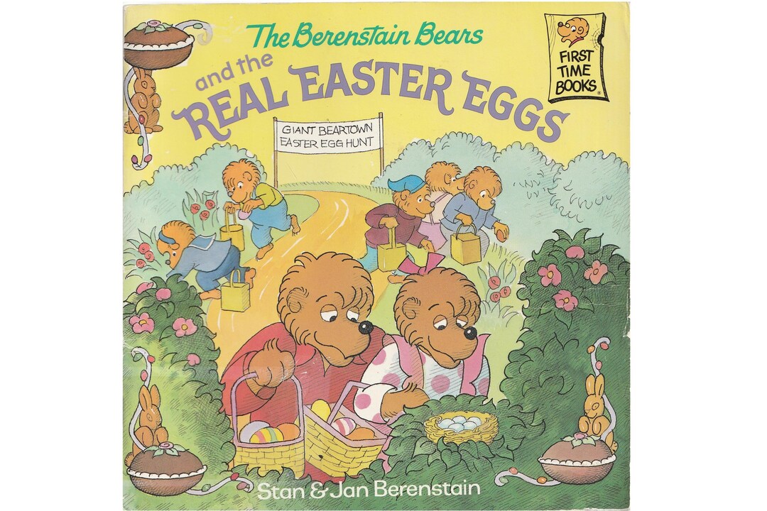 Vintage Berenstain Bears Childrens Picture Book the Real Easter Eggs ...