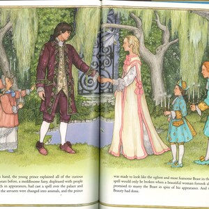 Vintage Jan Brett Childrens Fairy Tale Picture Book Beauty and the ...