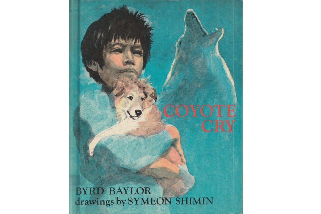 Vintage Hispanic Childrens Picture Book Coyote Cry, Byrd Baylor ...