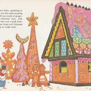 Vintage Brothers Grimm Childrens Fairy Tale Picture Book Hansel and ...