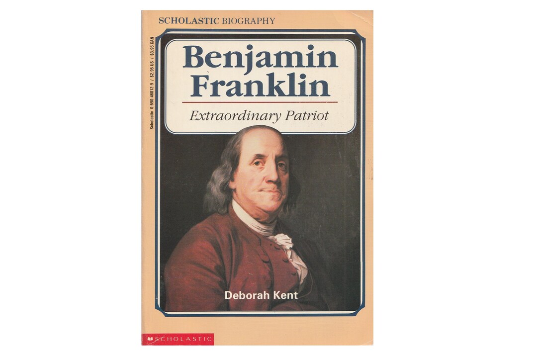 Vintage Childrens Biography Book Benjamin Franklin Extraordinary ...