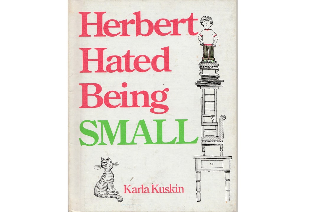 Vintage Childrens Book Herbert Hated Being Small by Karla Kuskin, Body ...