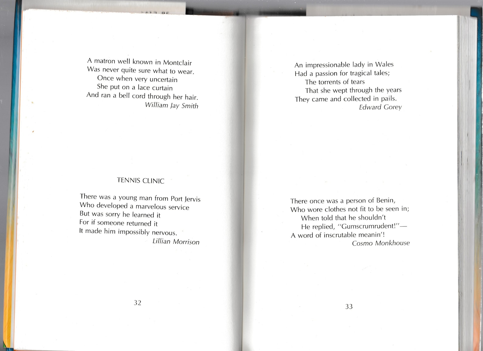 Vintage Childrens Poetry Book Lots of Limericks by Myra Cohn Livingston ...