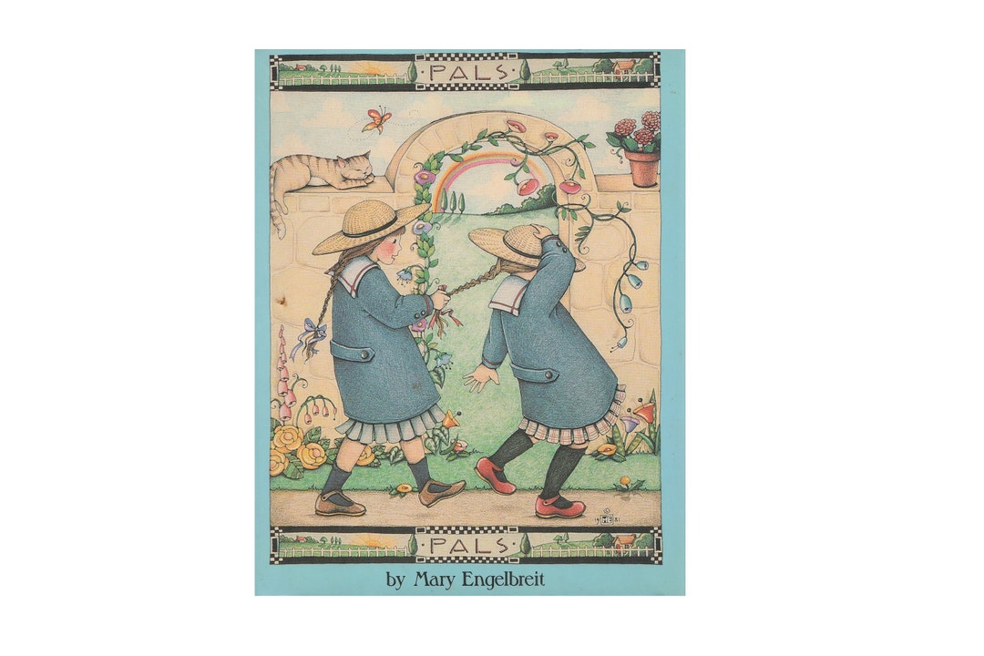 Vintage 1990s Mary Engelbreit Picture Book Pals, Best Friend Gift ...