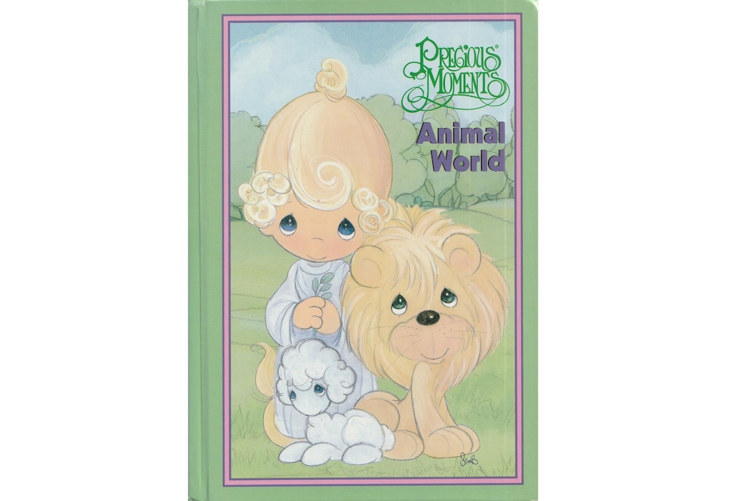 Vintage Precious Moments Childrens Short Stories Book Animal World ...