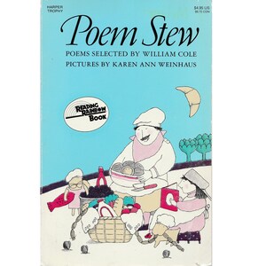 Vintage Childrens Poetry Book Poem Stew, Reading Rainbow, Culinary ...