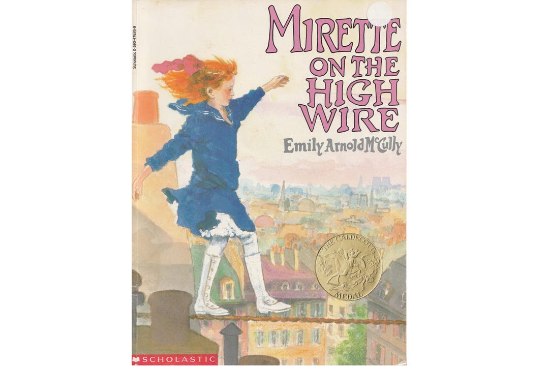 Vintage Caldecott Medal Childrens Picture Book Mirette on the High Wire ...