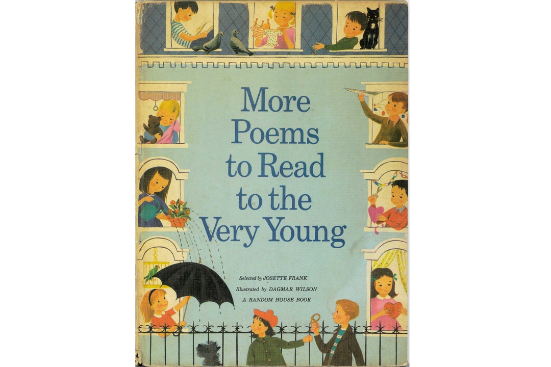 Vintage Childrens Poetry Book More Poems to Read to the Very Young ...