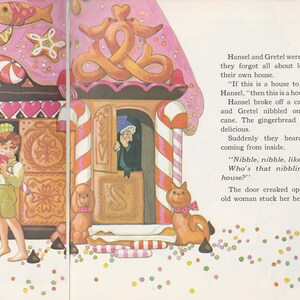 Vintage Brothers Grimm Childrens Fairy Tale Picture Book Hansel and ...