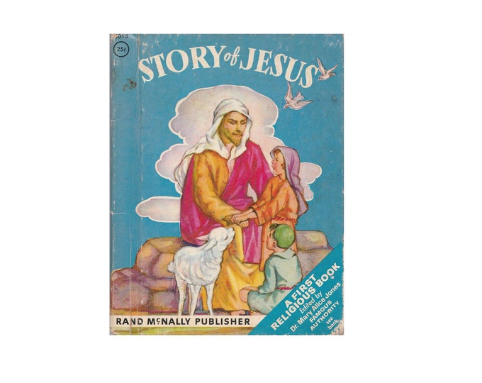 Vintage 1940s Rand Mcnally First Religious Book Childrens Picture Book ...