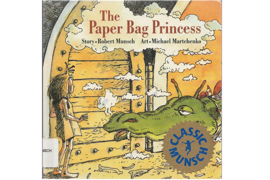 Vintage Childrens Feminist Fairy Tale Picture Book the Paper Bag ...
