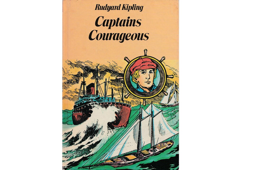 Vintage Childrens Graphic Novel Captains Courageous by Rudyard Kipling ...