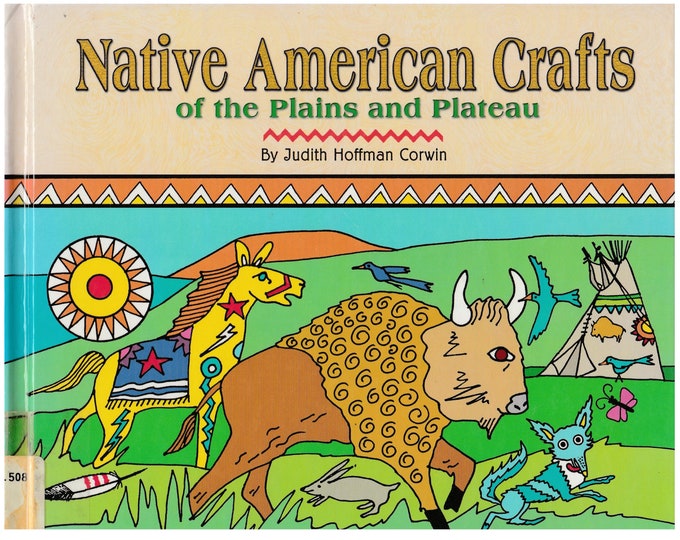Vintage Childrens American History Book Native American Crafts of the ...