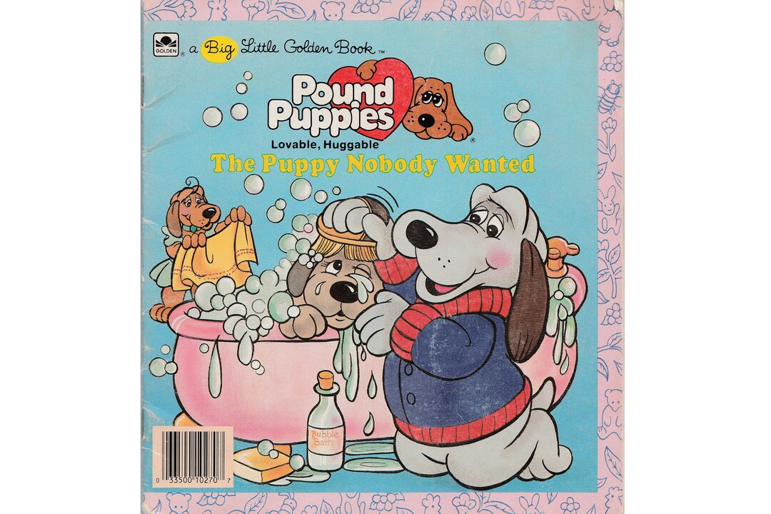 Vintage Pound Puppies Big Little Golden Book Childrens Picture Book the ...