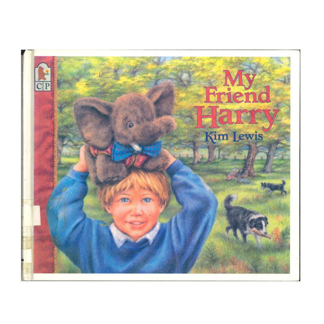 Vintage Childrens Picture Book My Friend Harry, Kim Lewis, Stuffed ...