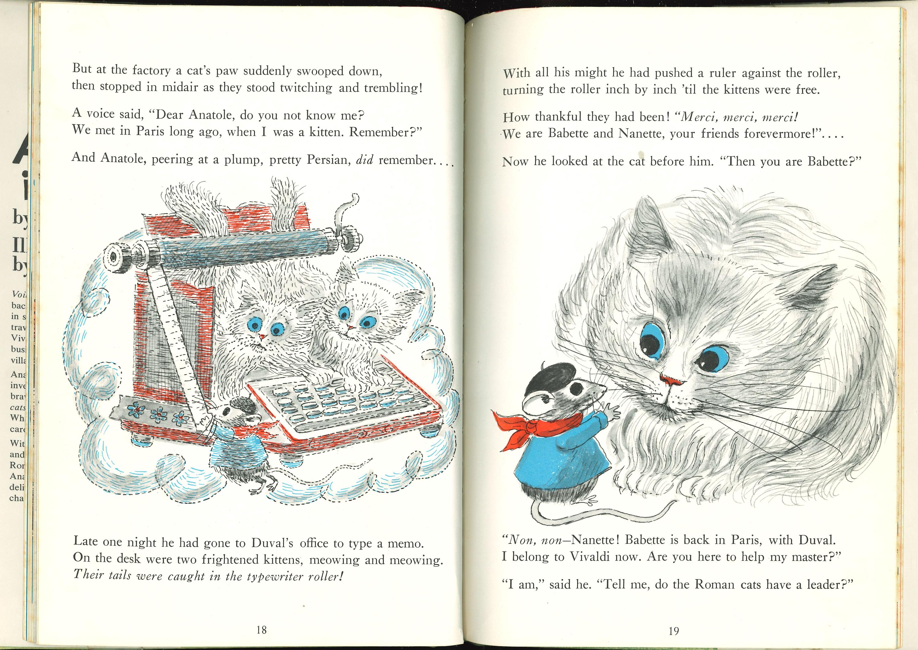 Vintage Childrens Picture Book Anatole in Italy, Eve Titus, French ...