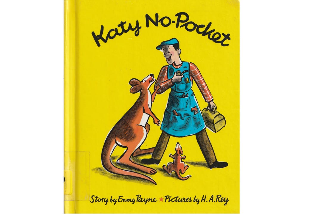 Vintage Childrens Picture Book Katy No Pocket by Emily Payne, H A Rey ...
