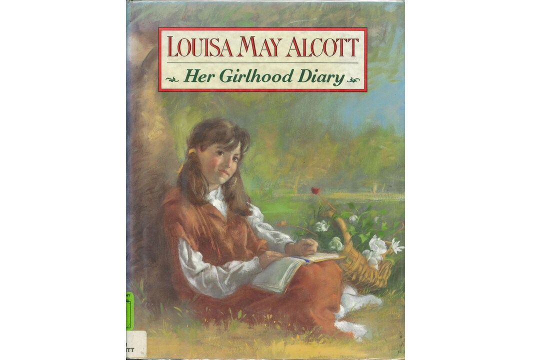 Vintage Childrens Biography Book Louisa May Alcott Her Girlhood Diary ...