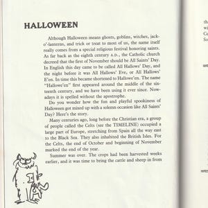 Vintage Halloween Childrens Book Weird the Complete Book of Halloween ...