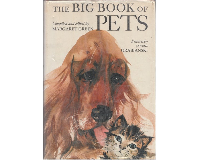 The Big Book of Pets Vintage Childrens Book, Animal Stories, Pet Lover ...