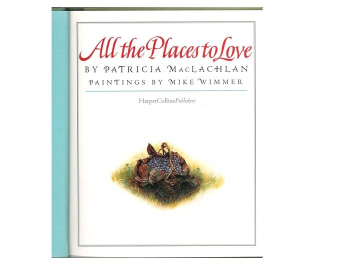 Vintage Childrens Picture Book All the Places to Love, Patricia ...