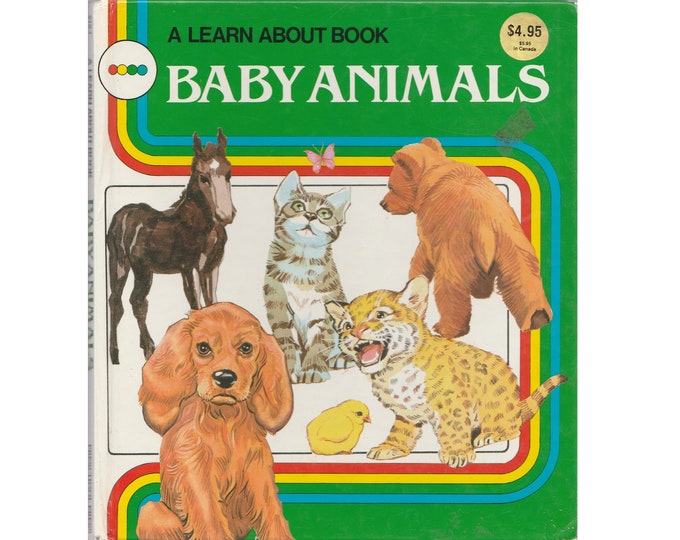 Vintage Preschool Science Picture Book Baby Animals A Learn About Book ...