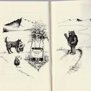 Vintage Childrens Ecology Fable Book the Last Bit Bear by Sandra ...