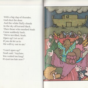 Vintage Noahs Ark Bible Story Picture Book Gopherwood Zoo the Story of ...