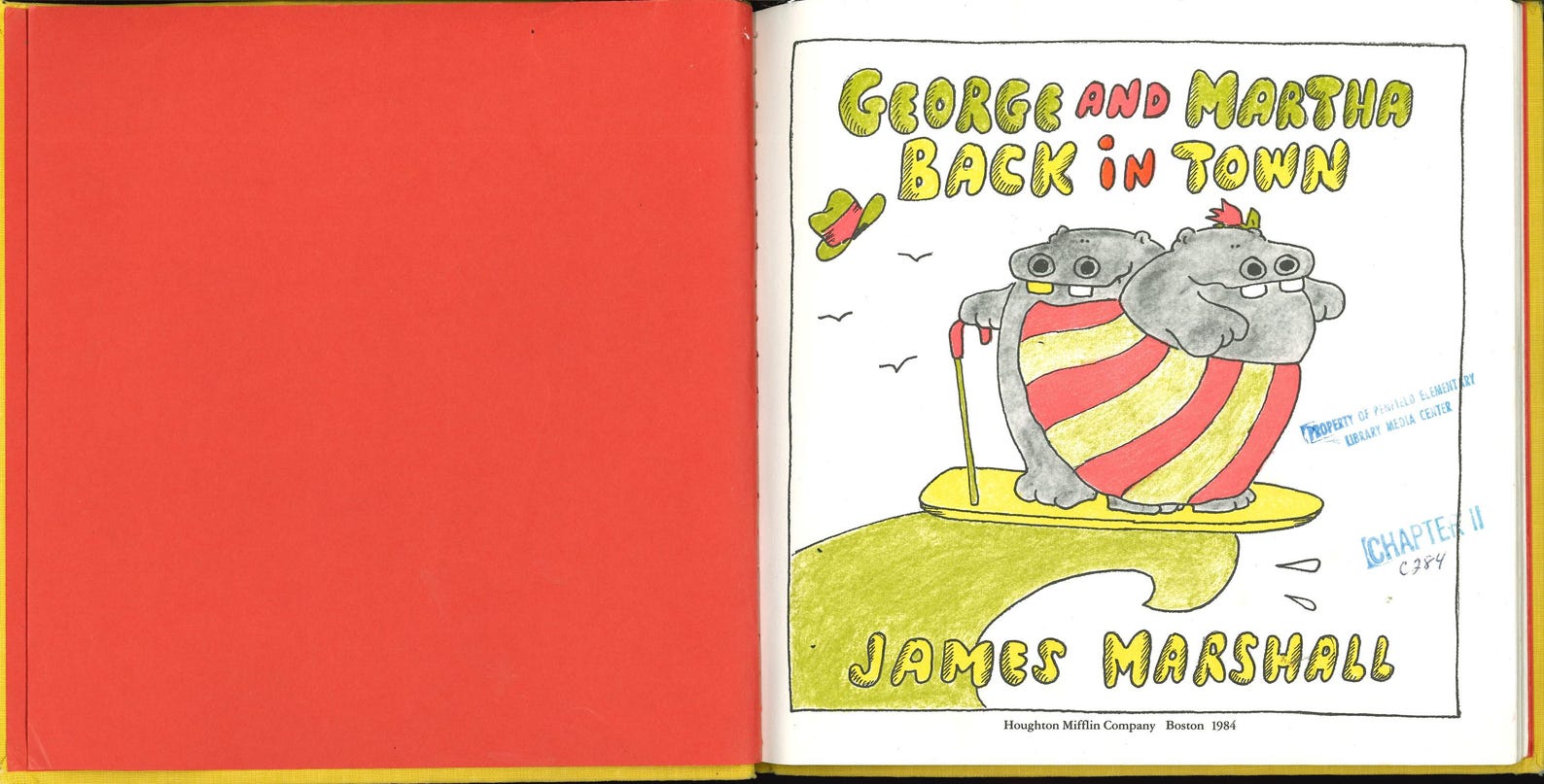 Vintage Childrens Hippopotamus Friends Hippo Series Picture Book George ...