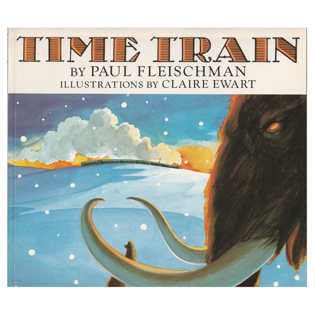 Vintage Time Travel Childrens Picture Book Time Train by Paul Fleichman ...