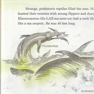 Vintage Childrens Easy Reader Dinosaur Nonfiction Book I Can Read About ...