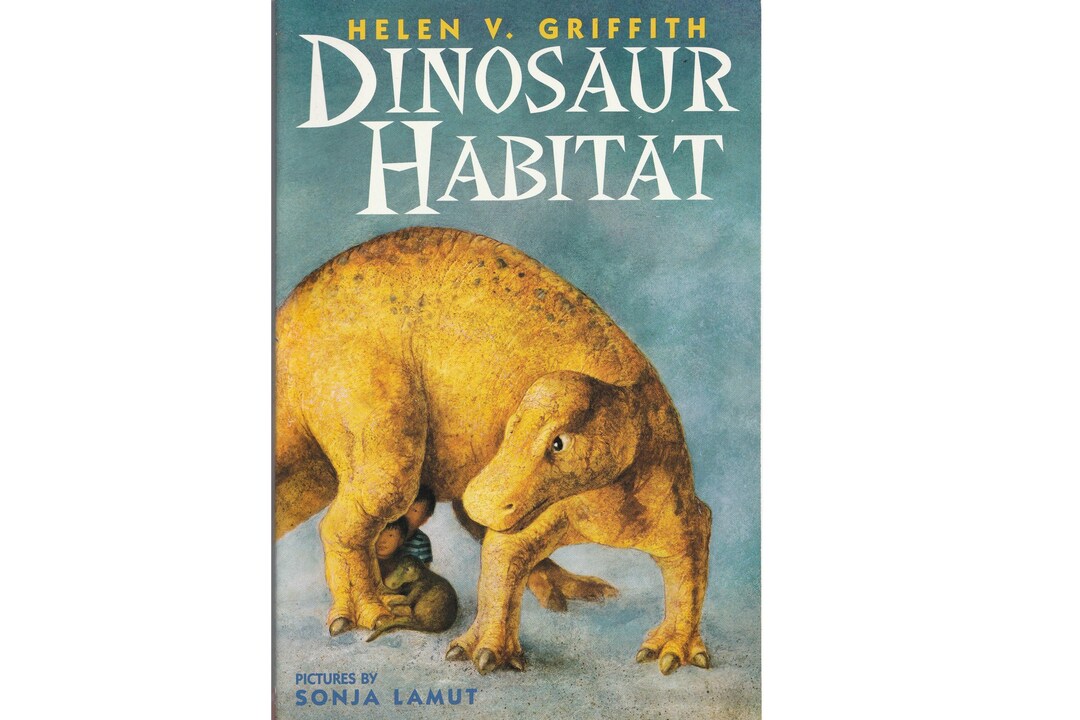 Vintage Time Travel Childrens Book Dinosaur Habitat, Adventure Story ...