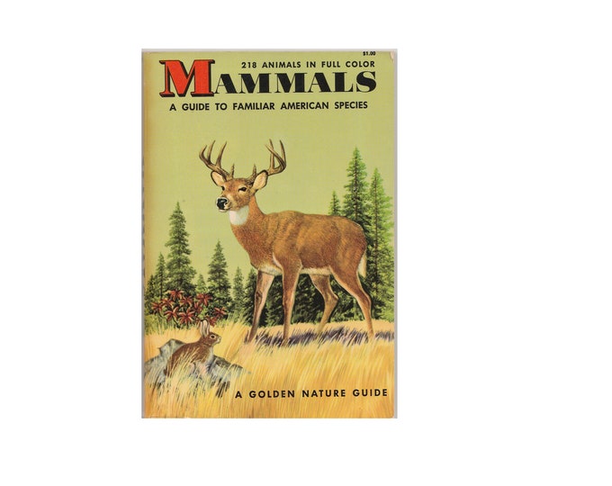 Vintage Golden Nature Guide Book Mammals by Herbert Zim and Donald ...