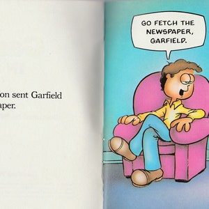 Vintage Garfield the Cat Childrens Picture Book Garfield in Space, Jim ...
