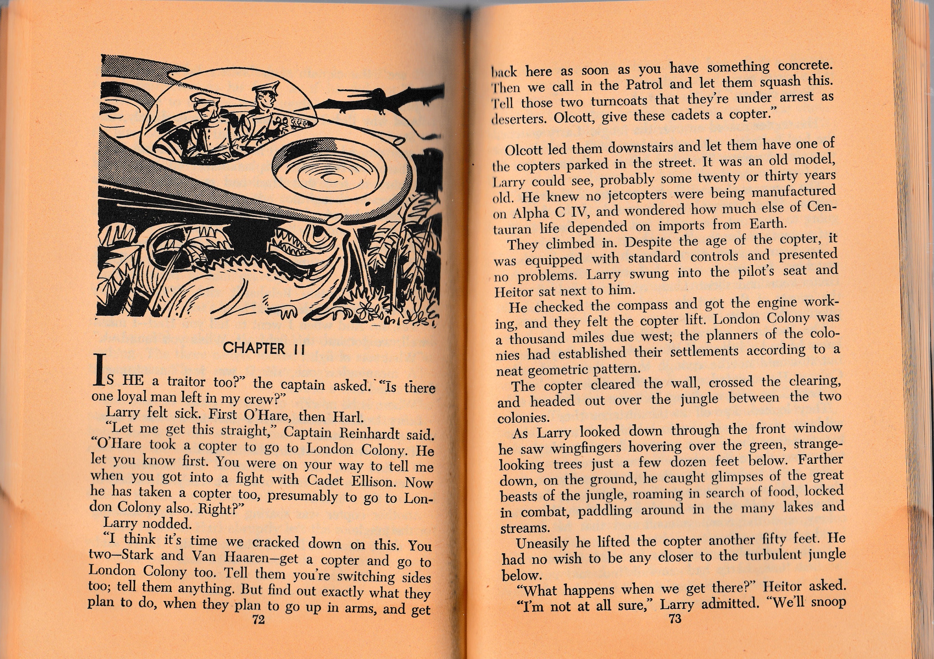 Vintage 1950s Sci Fi Childrens Outer Space Science Fiction Book Revolt ...