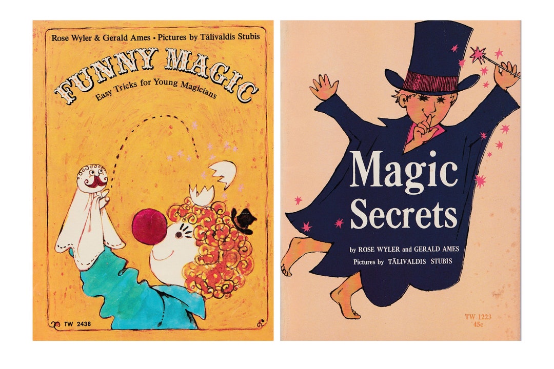 2 Vintage Childrens Magic Trick Books Magic Secrets, Funny Magic, How ...