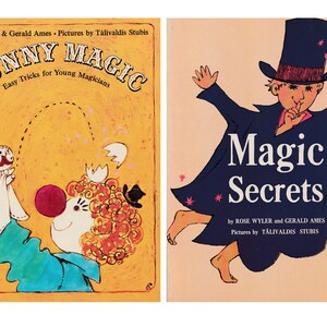 2 Vintage Childrens Magic Trick Books Magic Secrets, Funny Magic, How ...