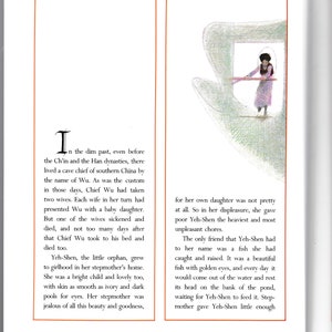 Vintage Chinese Fairy Tale Childrens Book Yeh Shen, Cinderella Story ...